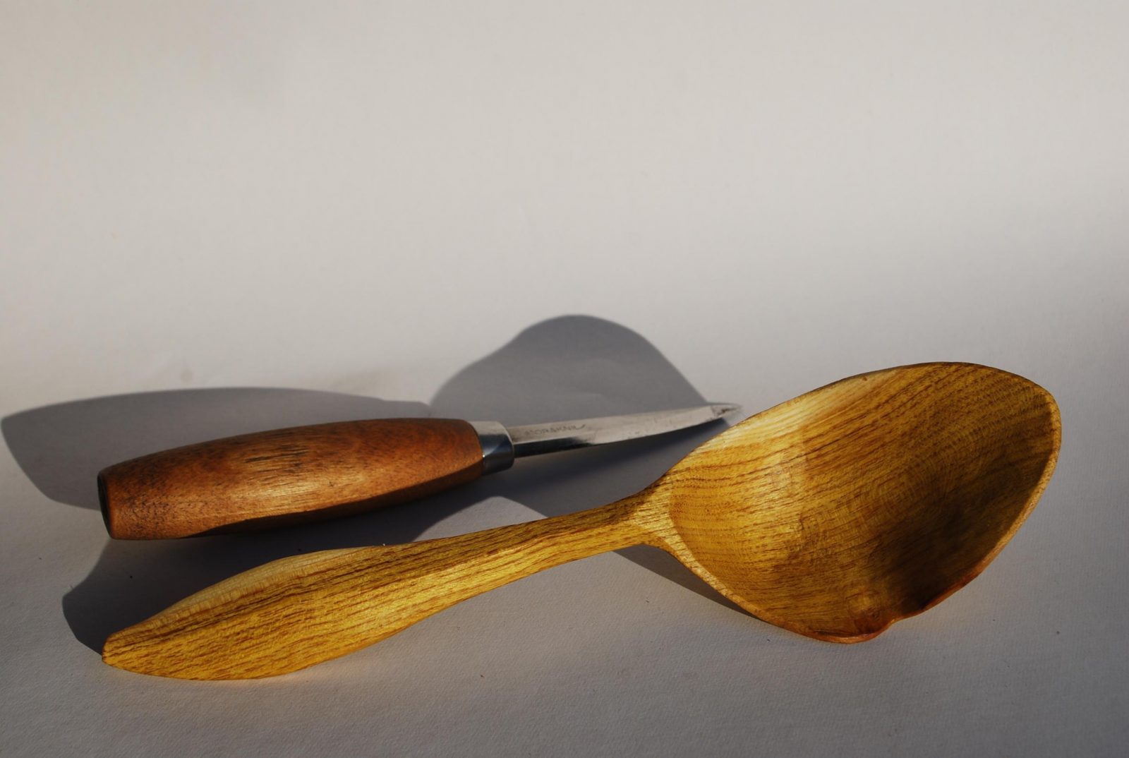Left Hand Larry - Mulberry wood £18 (Left handed serving spoon ...